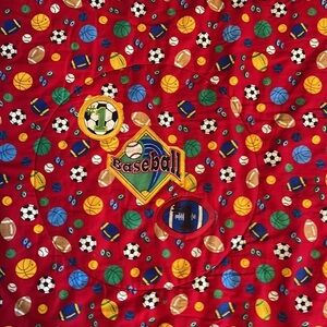 Artisan | Bedding | Huge Artisan Sports Quilt Soccer Football Baseball ...